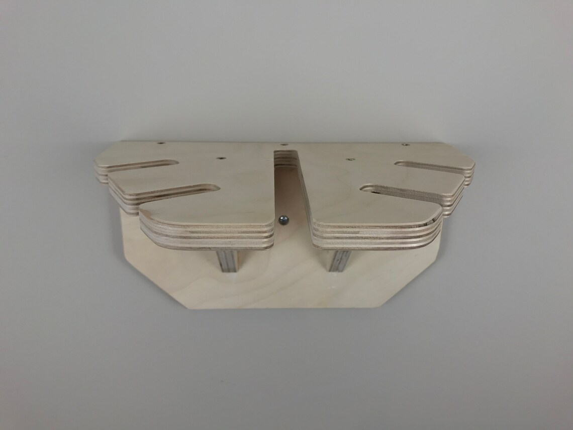 Individual Ski Rack Wall Mount / Wooden Ski Storage / Handmade Ski ...