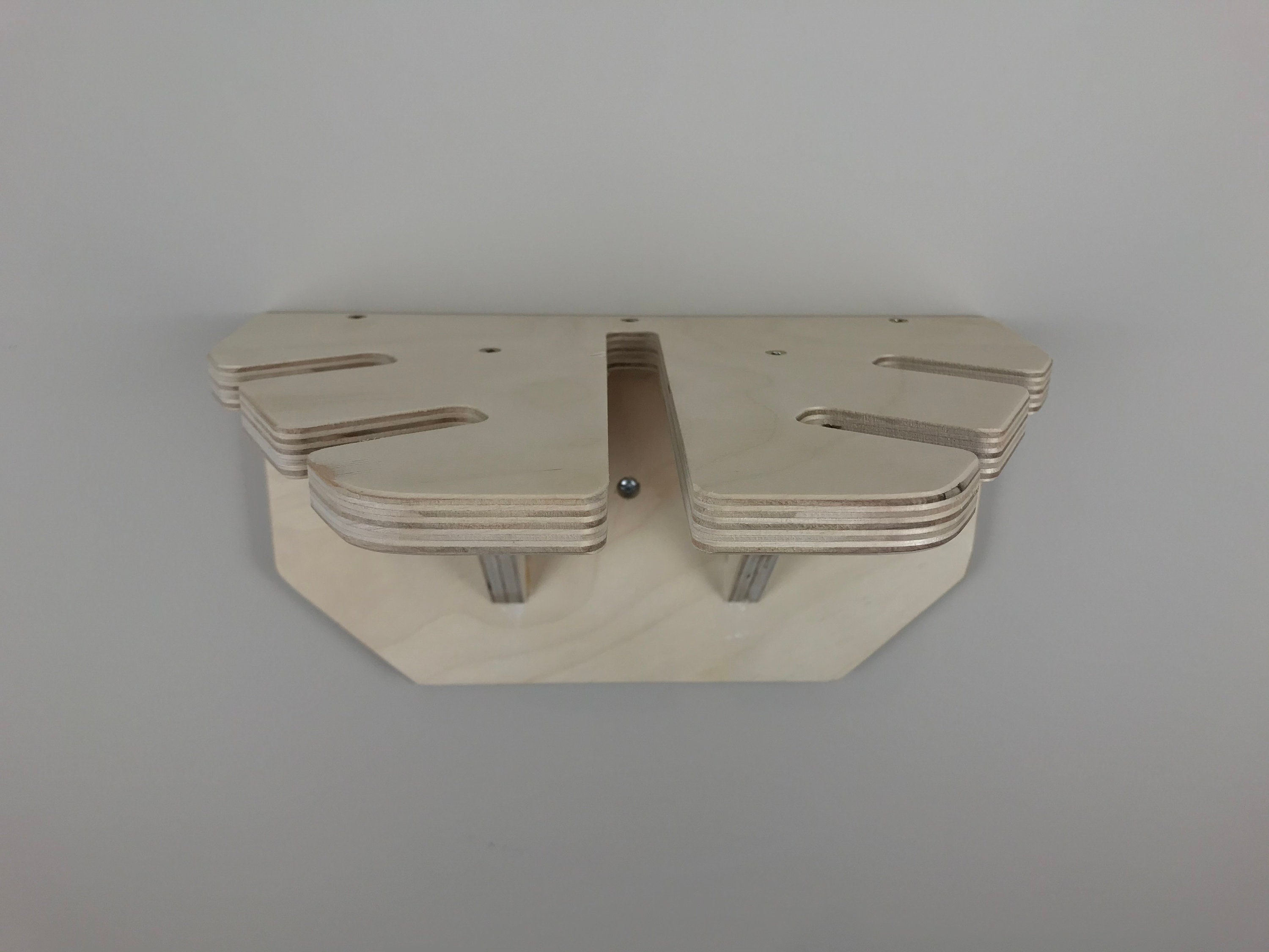 Individual Ski Rack Wall Mount / Wooden Ski Storage / Handmade Ski ...