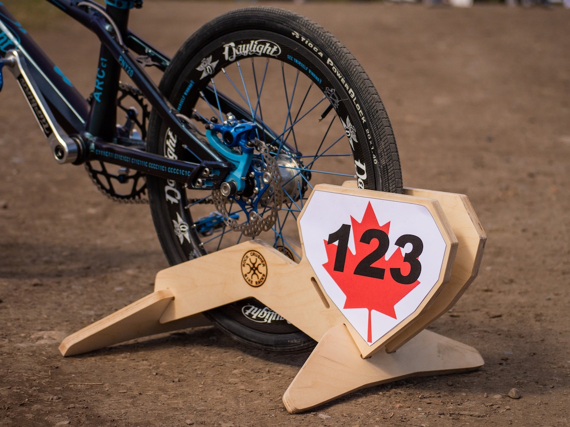 BMX Bike Rack / Portable Wooden Bike Stand / Racing / BMX Racing Pits ...