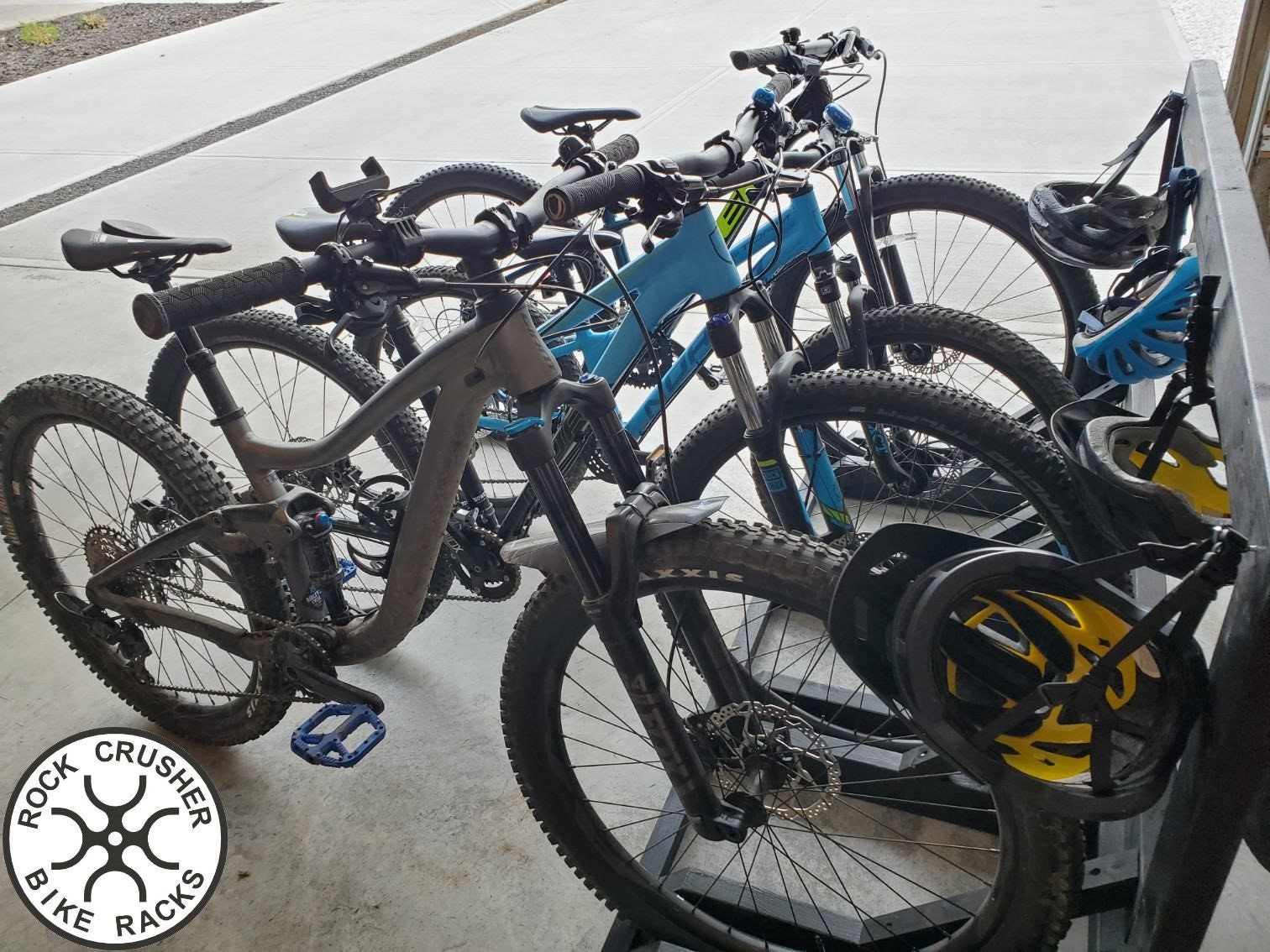 DIY Four Bike Rack Plans/wooden Bike Stand Tutorial/handmade Bike ...