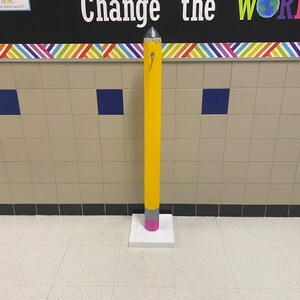 Pencil Stand-4ft Teacher Pencil Decor, Classroom Decor, Door Hanger ...