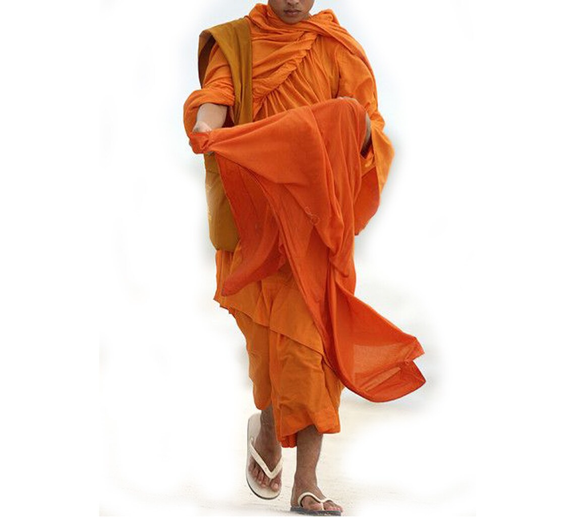 Monk Robe Theravada Buddhist Monk Clothes Buddhist Bhikkhu - Etsy