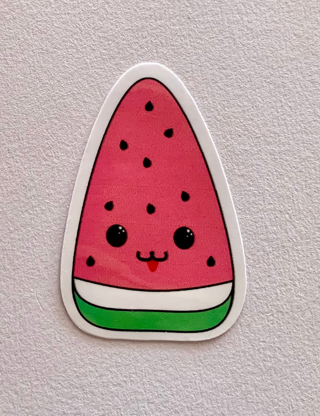 Cute! Watermelon Sticker - Etsy