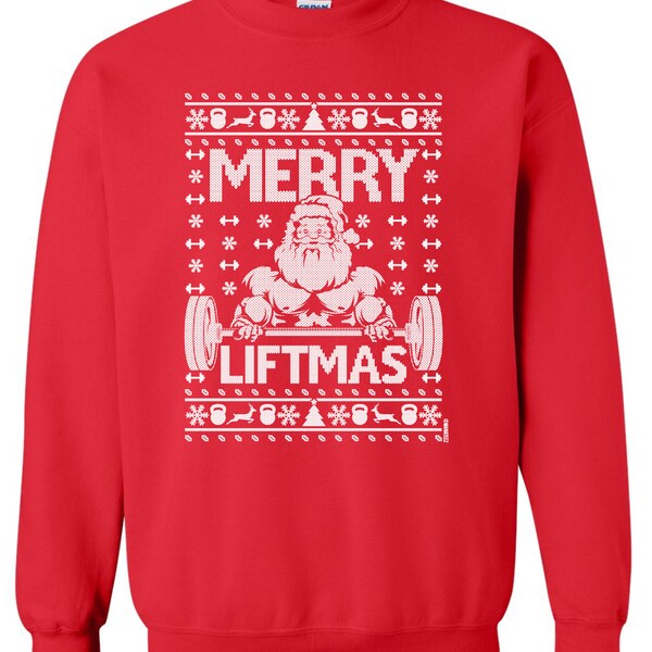 Merry Liftmas Sweater - Etsy