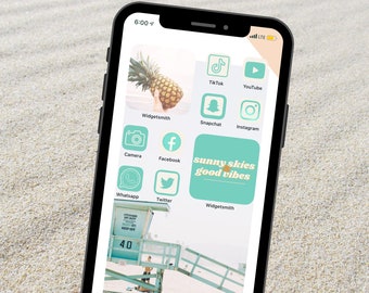 Tropical Aesthetic-ios 14 WIDGET PHOTOS - Etsy Canada
