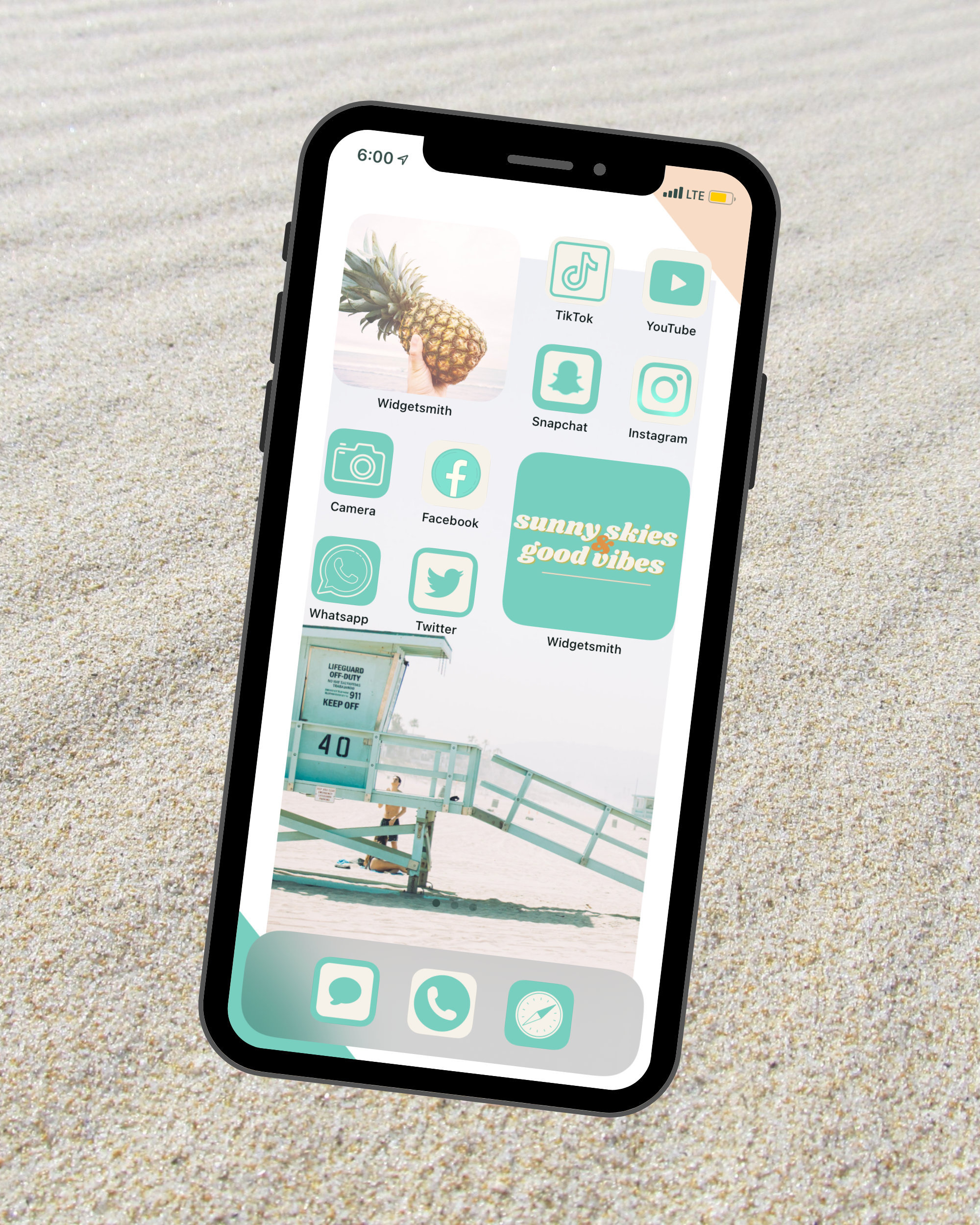 Tropical Aesthetic Ios17 OVER 10+ App Icons, WIDGETS Beach Bundle - Etsy