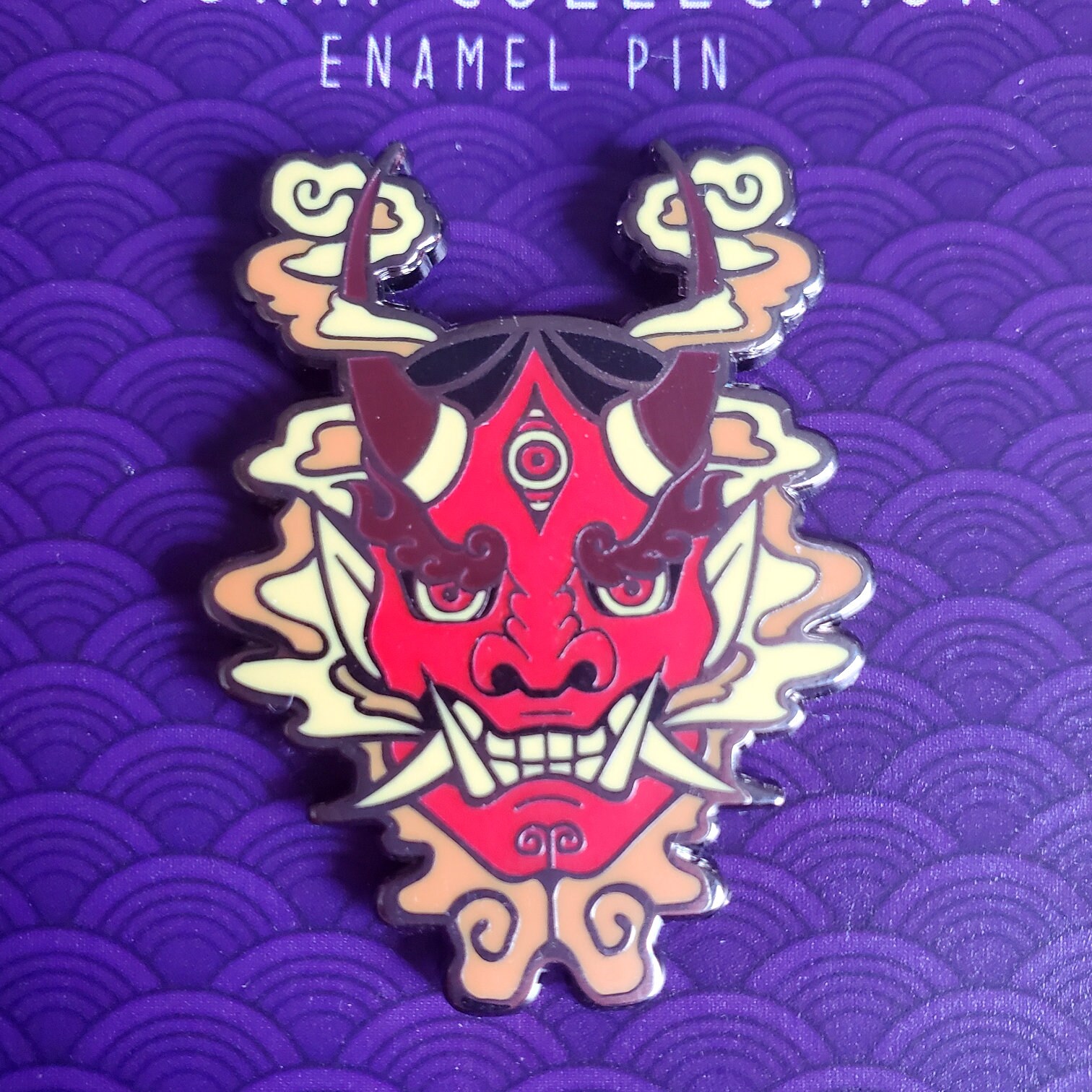 MISPRINTED! ONI PINS, Yellow Eared Oni Pins, Enamel Pins, Yokai Pins, Japanese Folklore ...