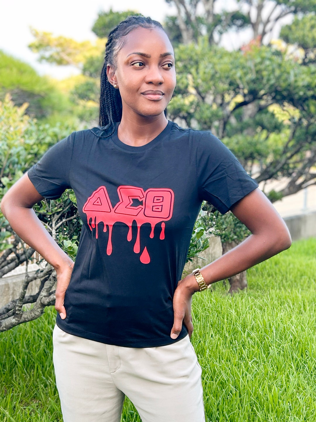 Delta Sigma Theta Drip - Etsy