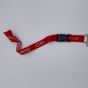 Delta Sigma Theta Lanyard - Etsy