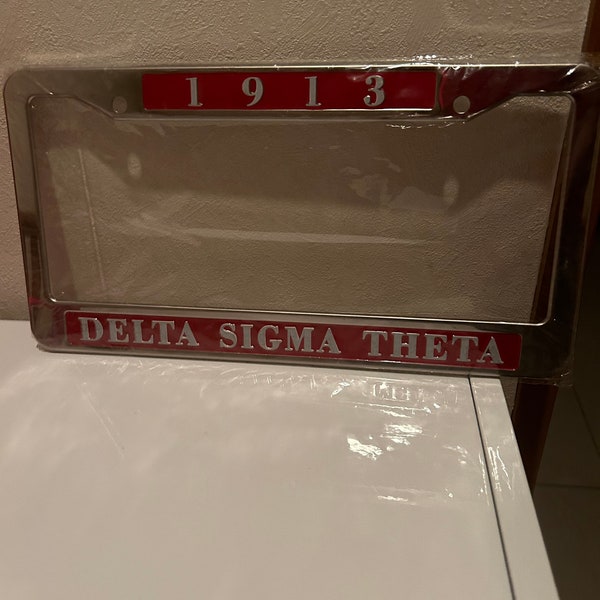 Delta Sigma Theta Sorority License Plate - Etsy