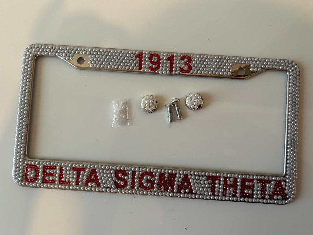 Delta Sigma Theta Car Tag - Etsy