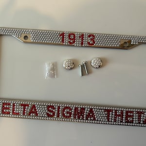 Delta Sigma Theta Car Tag - Etsy
