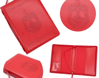 Genuine Leather Delta Sigma Theta Sorority Ritual Cover - Etsy