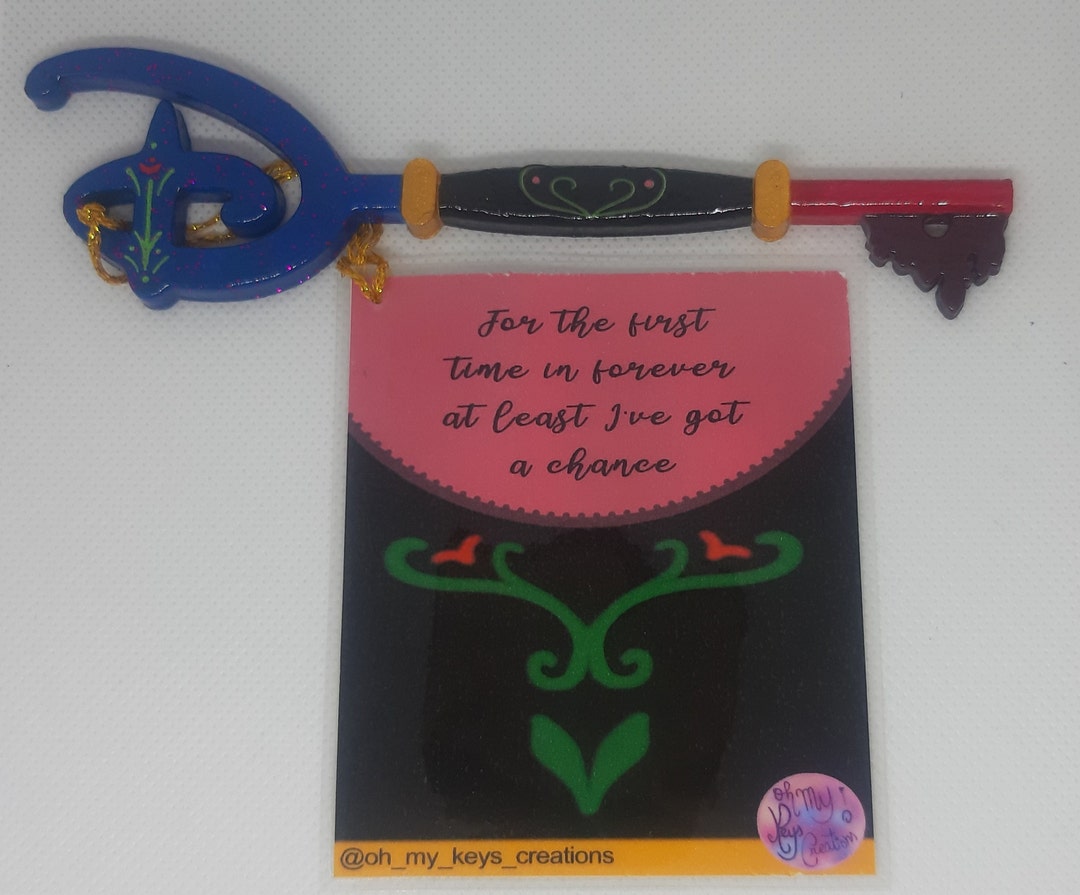 Anna F1 V1 princess Collection Handmade Disney Imagination Inspired Key ...