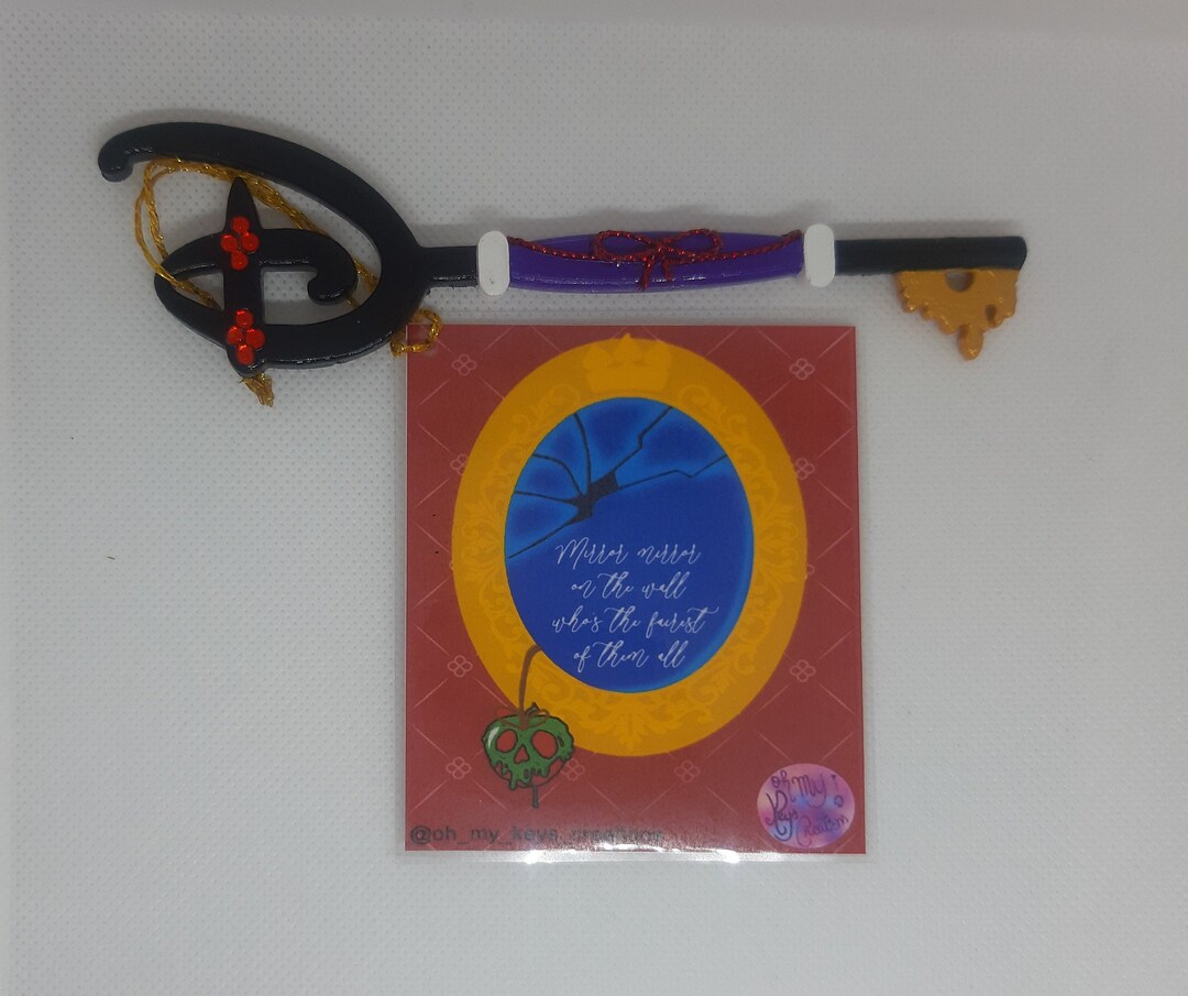 Evil Queen villains Collection Handmade Disney Imagination Inspired Key ...