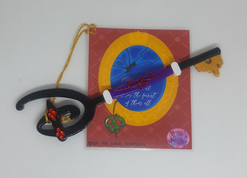 Evil Queen villains Collection Handmade Disney Imagination Inspired Key ...