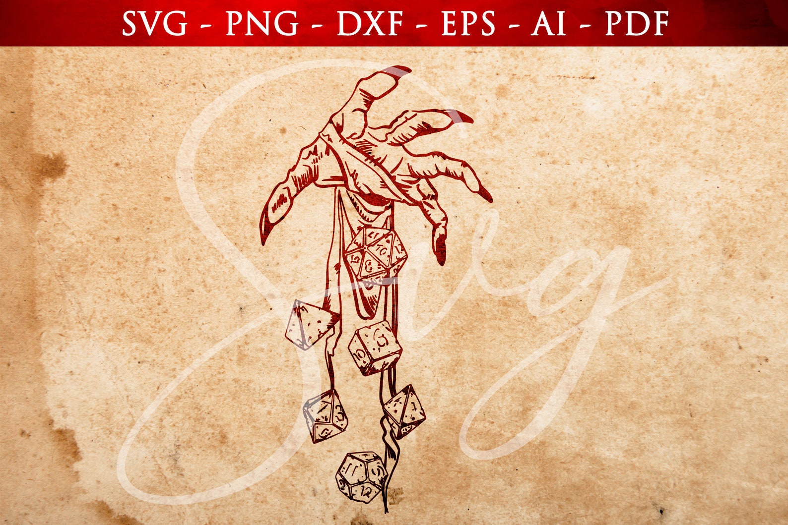 Game Master Hand Dungeon Master PNG Game Master Dices Dices - Etsy
