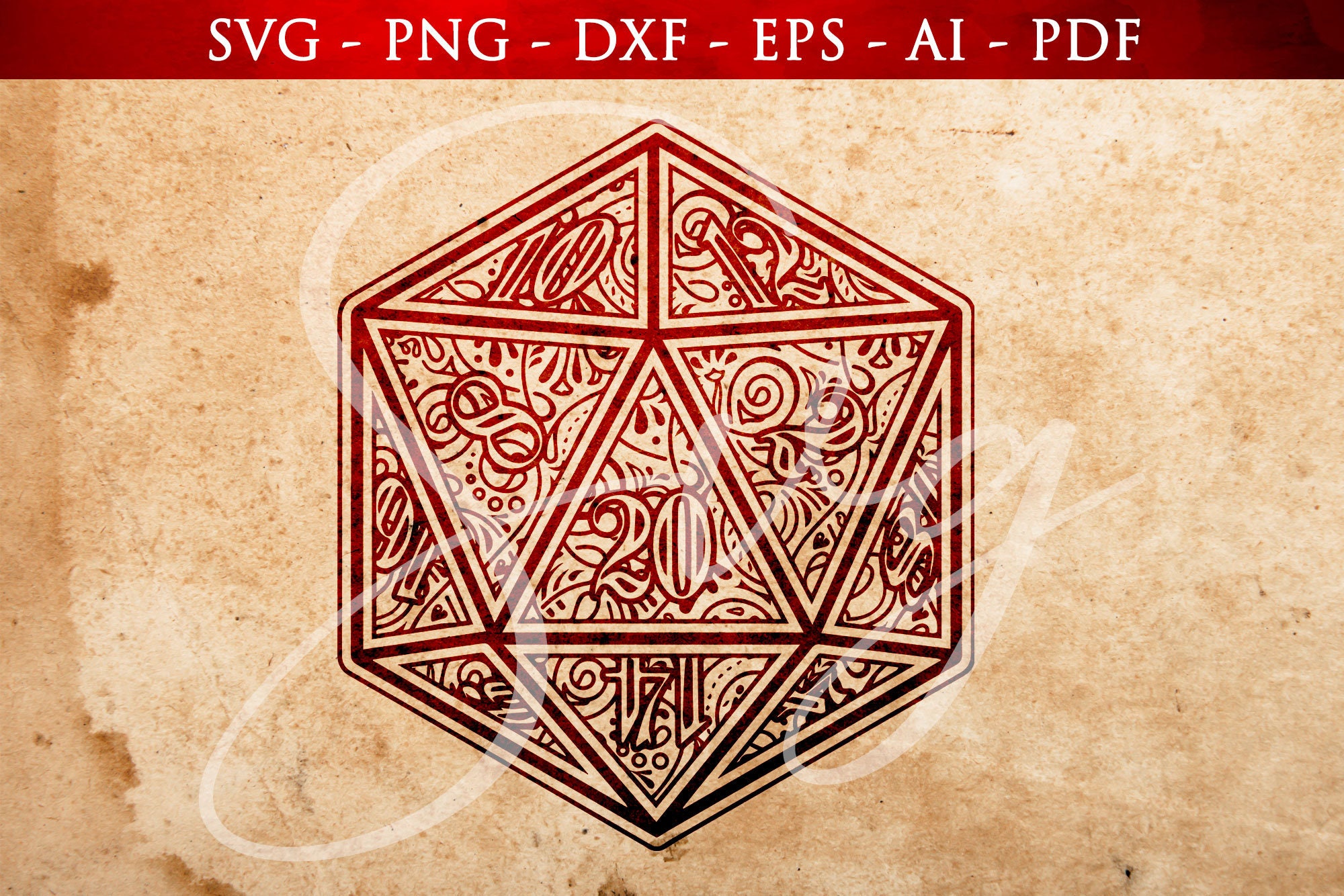 RPG Dice SVG Polyhedral Dice Clip Art Rpg Games Role - Etsy
