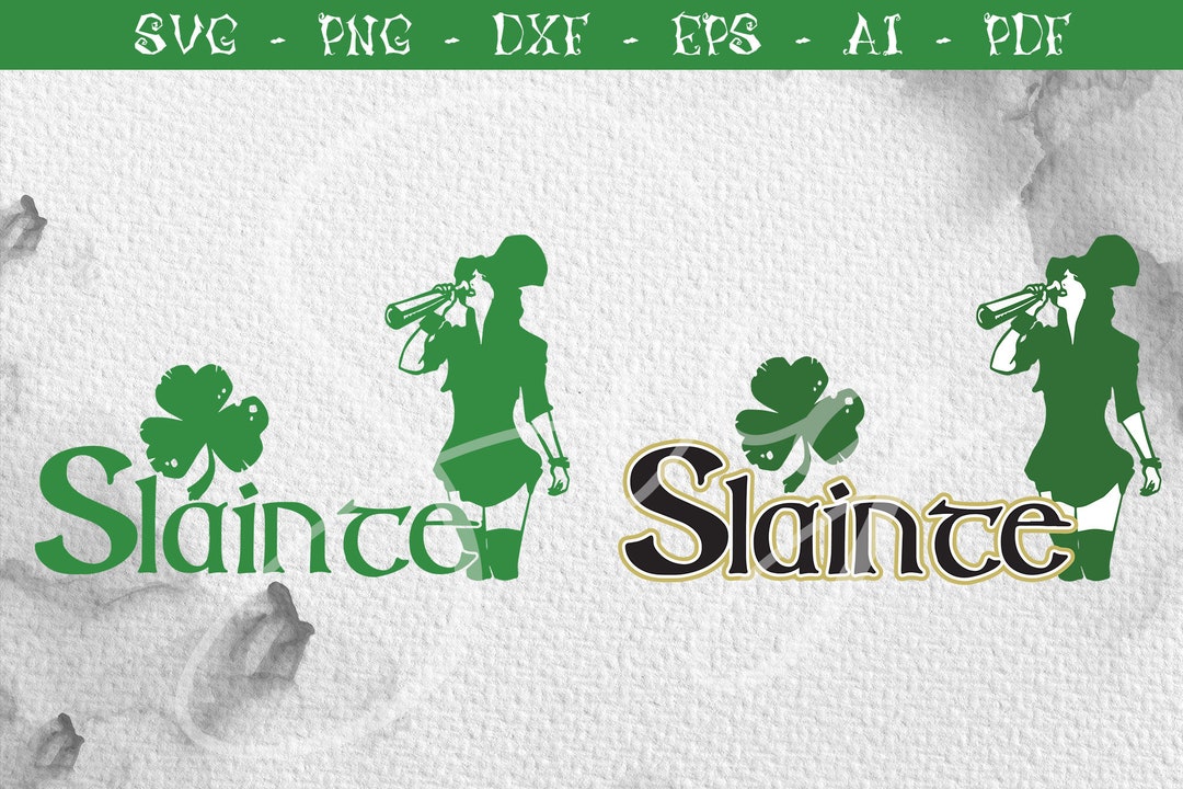 Slainte Svg, Irish Goth Svg, Happy St Patrick's Day Svg, Shamrock ...