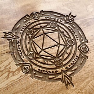 Magic Circle D20 Dice SVG: RPG Cut Files (digital Download) - Etsy