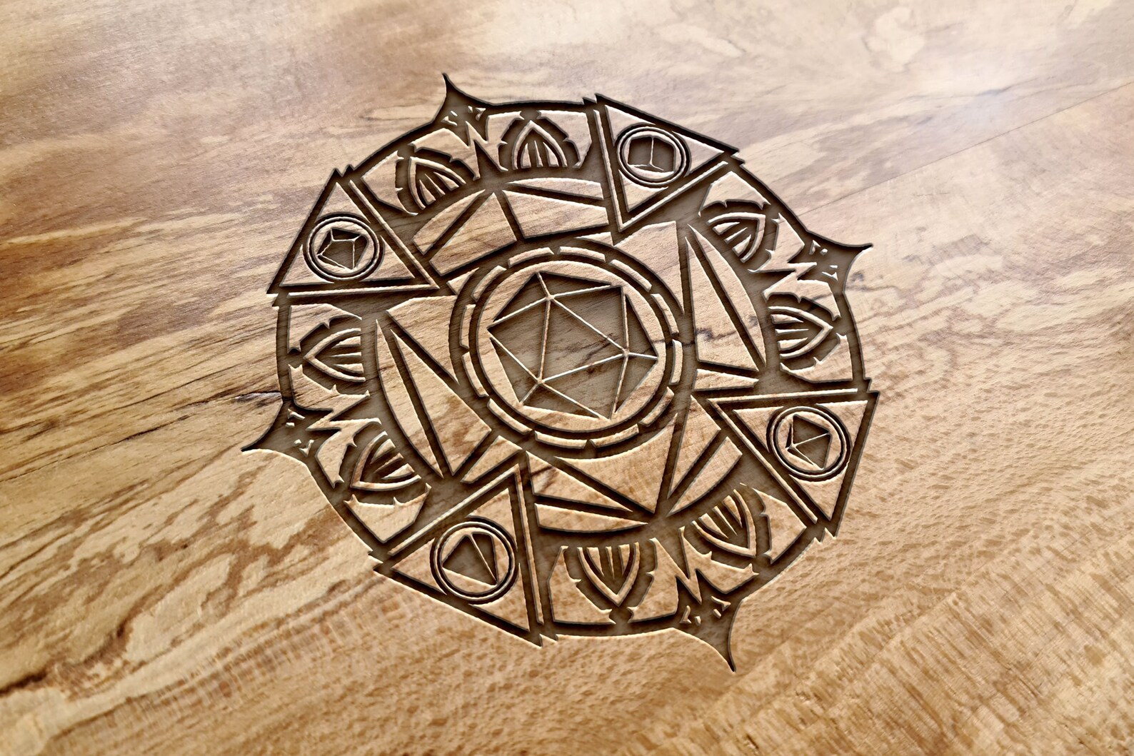 D20 Magic Circle SVG Magic Dice Circle Polyhedral Magic - Etsy