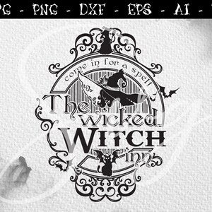 Witch's Kitchen Svg, the Wicked Witch Inn, Magic Kitchen Svg, Witches ...