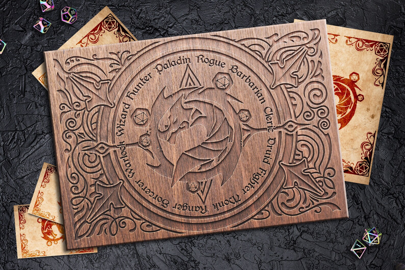 Game Master Screen Svg Table Top Gaming Screen Cut File Rpg - Etsy