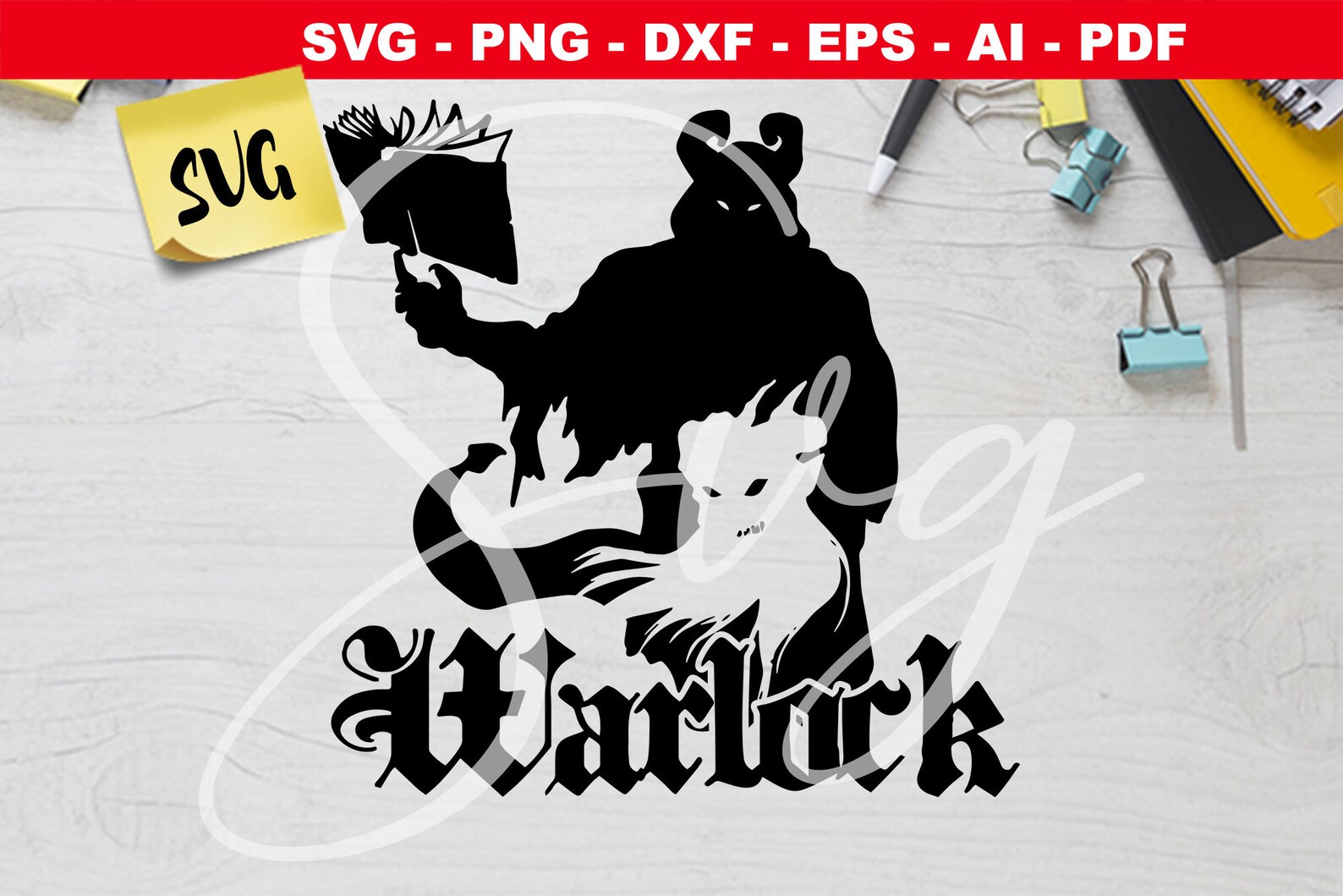 RPG Warlock Silhouette Svg RPG Svg D20 Rpg Games Png Dxf - Etsy