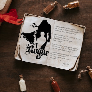 RPG Rogue Silhouettes Svg, RPG Class Emblem Svg, RPG Svg, D20, Rpg ...