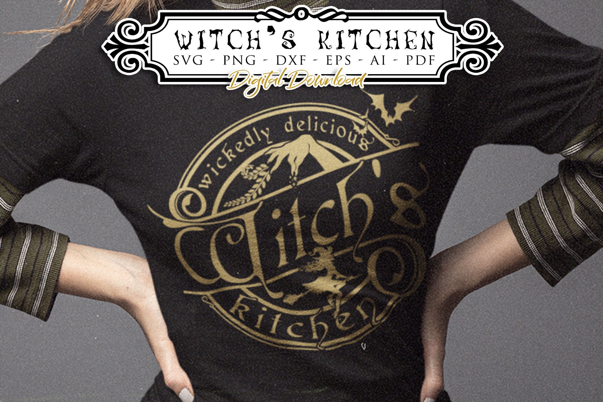 Witch's Kitchen Svg Wickedly Delicious Magic Kitchen - Etsy