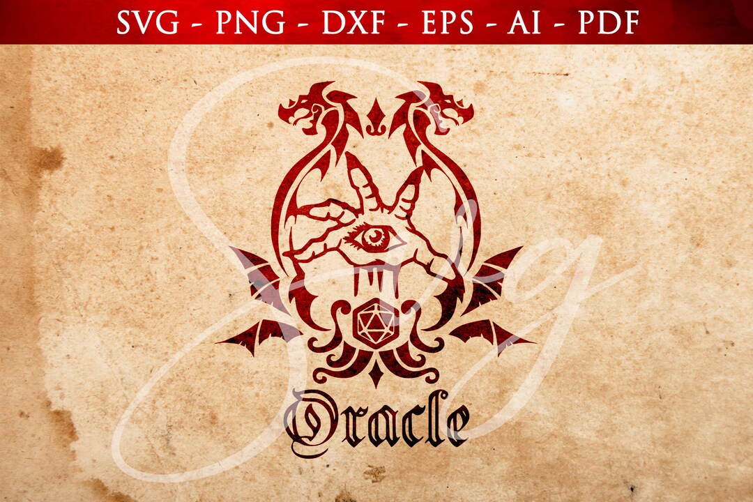 Oracle SVG, RPG Class Emblem, Rpg Games Svg , DM Svg, Pathfinder Gamer ...