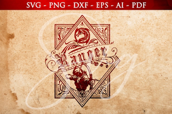 Ranger svg DnD Class Emblem DnD svg Rpg Spiele Rollenspiel - Etsy.de