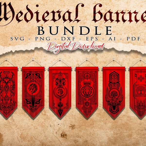 Medieval Banner - Etsy