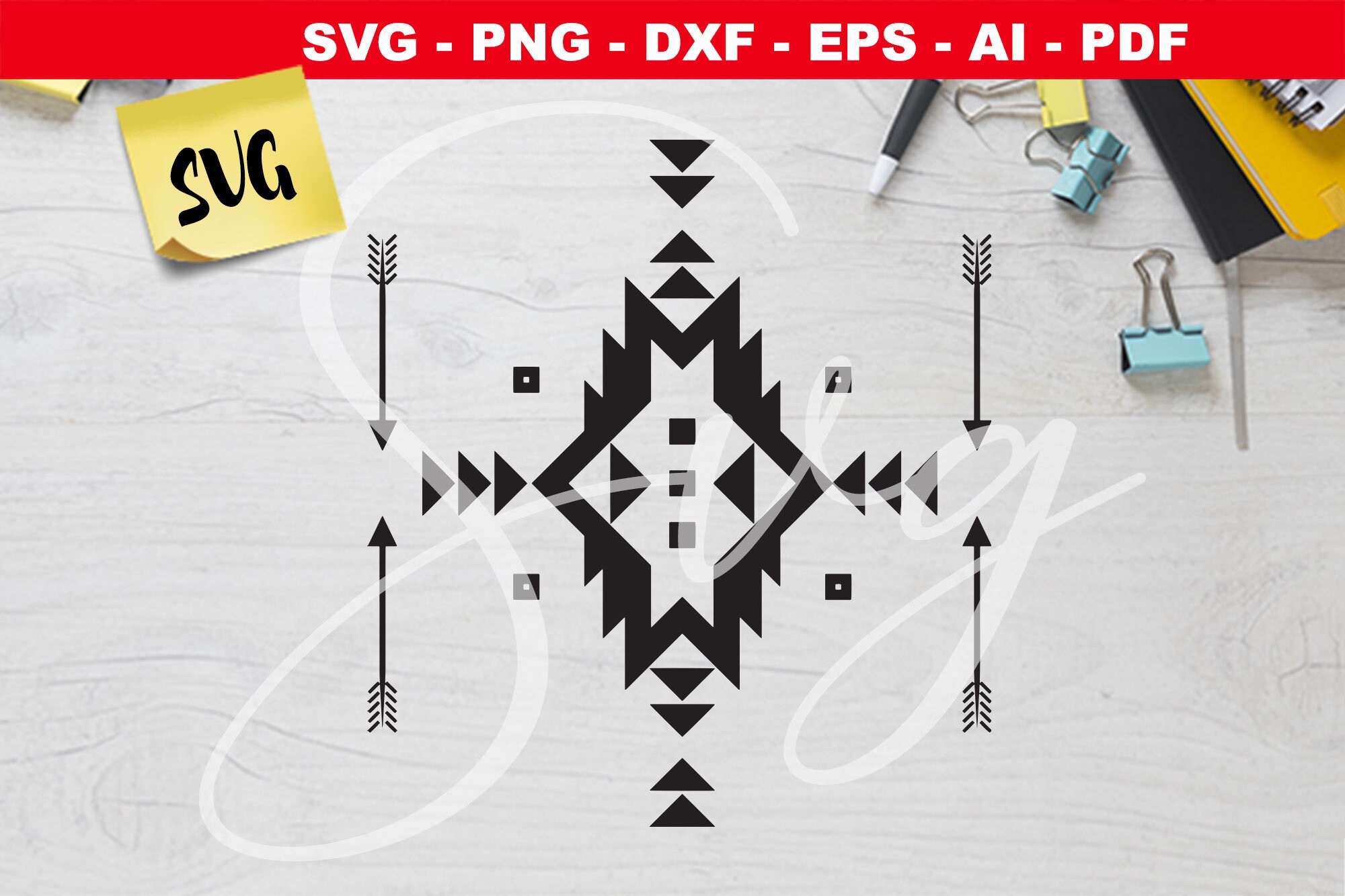 Aztec svg Aztec Tribal Pattern Svg Aztec Print arrows svg | Etsy