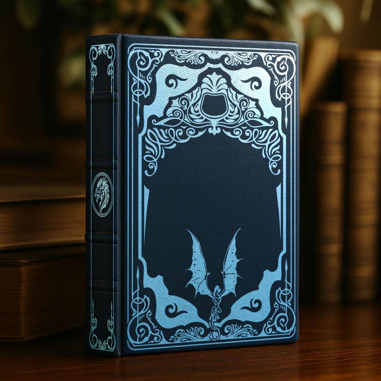 Medieval Dragon Book Cover SVG: Bookbinding Design (digital Files) - Etsy