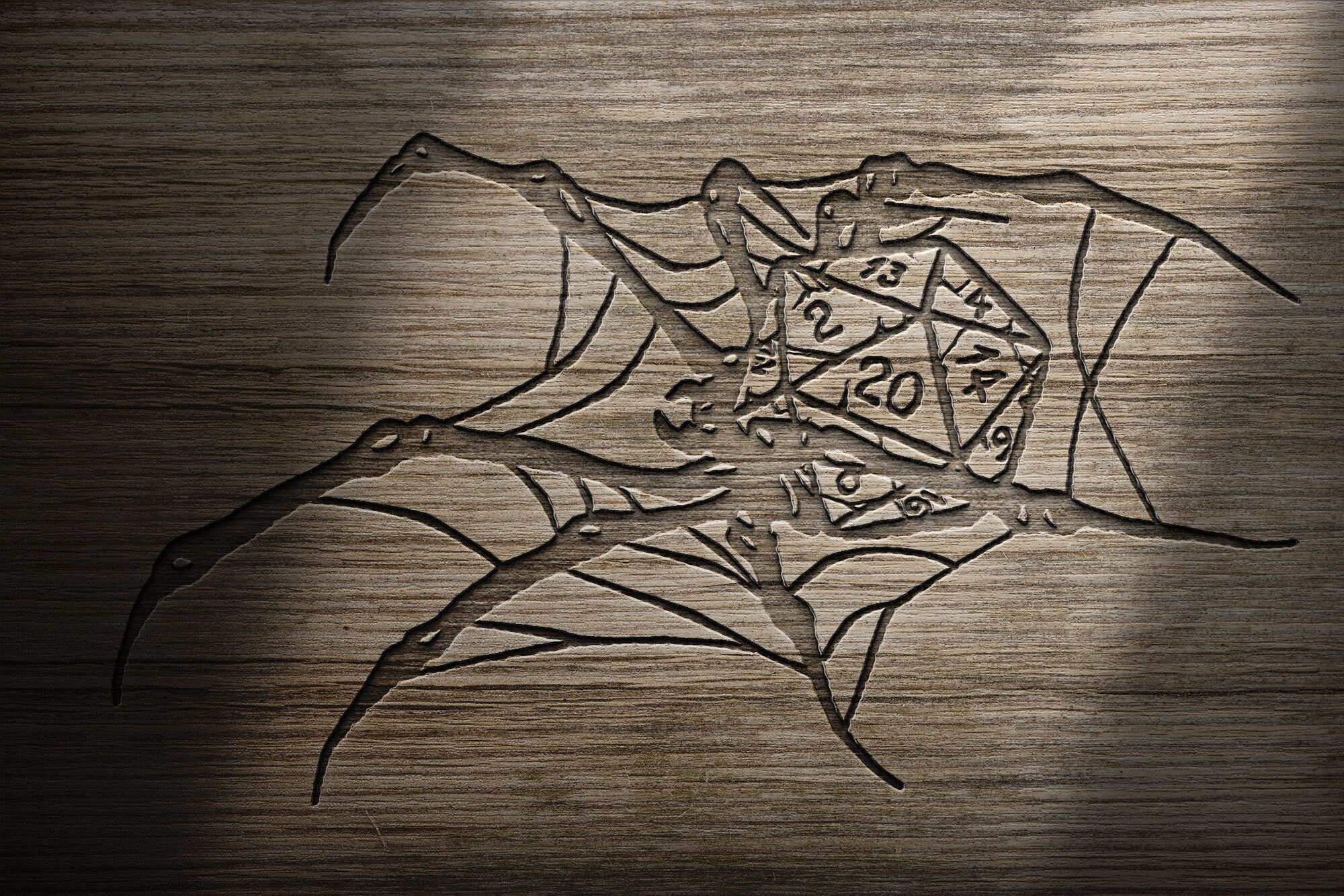 D20 Svg Spider Dice SVG Polyhedral Dice Svg Rpg Games Role - Etsy