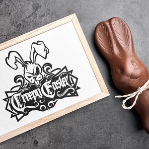 Creepy Easter Svg, Goth Easter Svg, Spooky Easter, Happy Easter Day ...