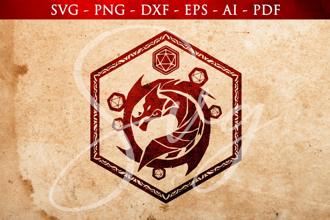 RPG Dice Box Design Svg, Dragon Icon Svg, Rpg Classes, Rpg Game, Dice ...