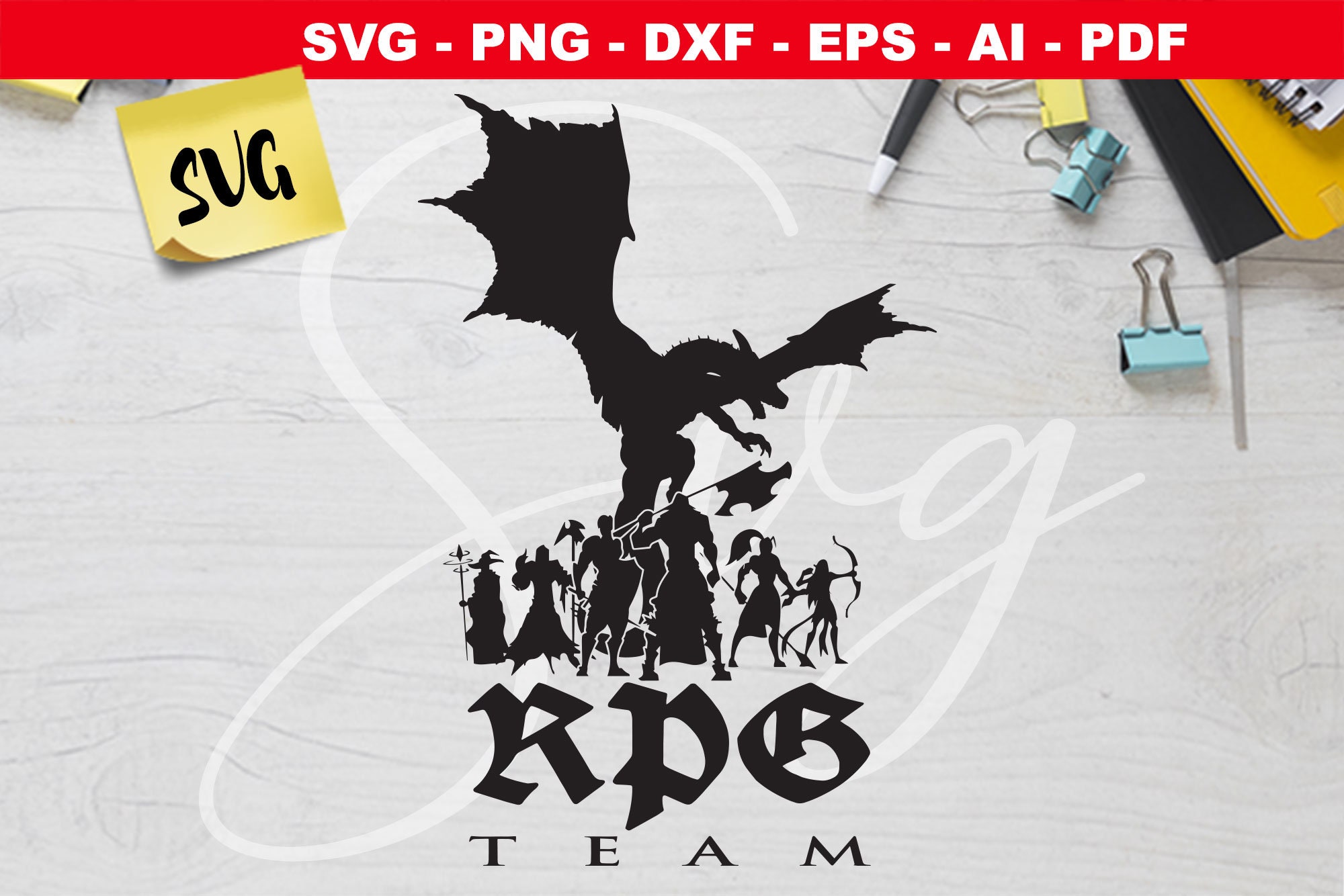 eps RPG Team svg png rpg games dxf RPG svg Instant download pdf Files ...