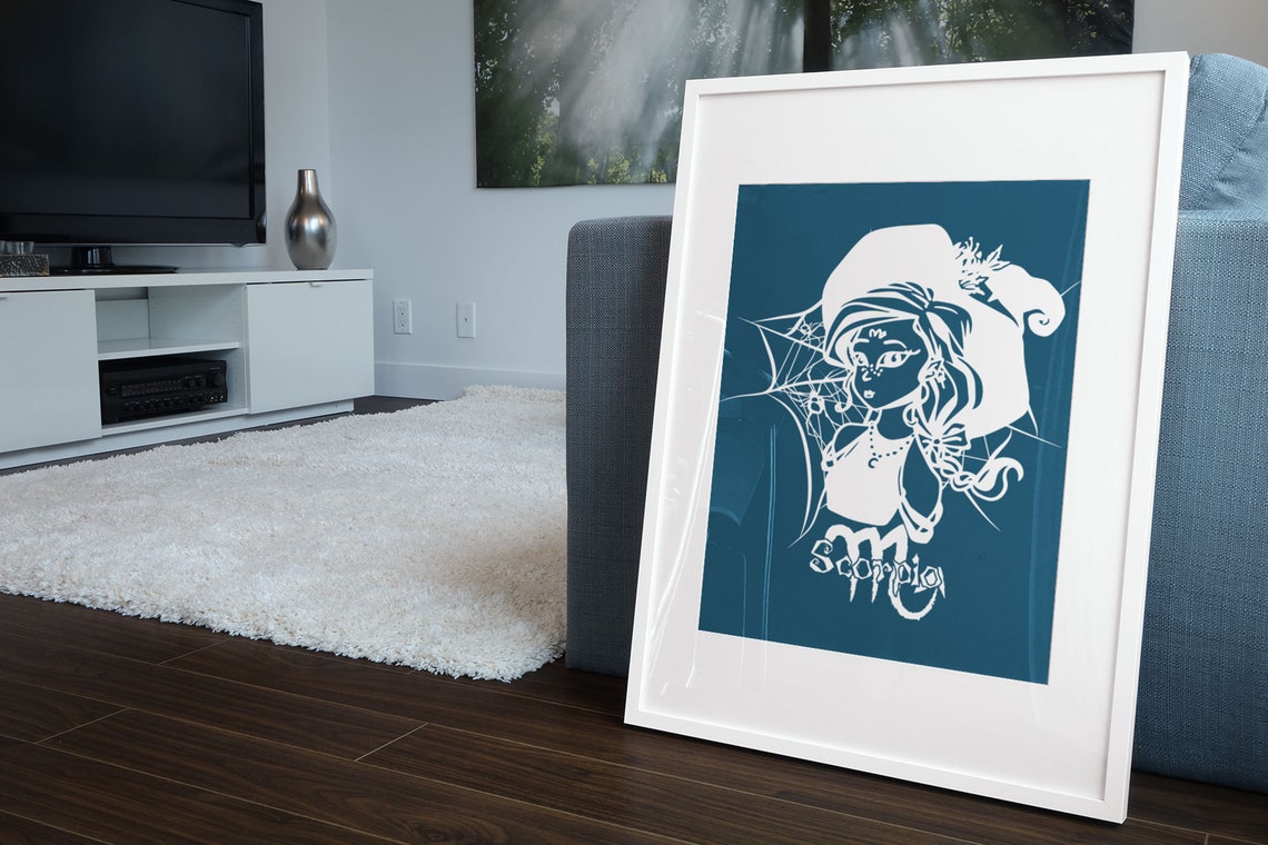 Scorpio Witchy Zodiac Sign Svg Astrology Signs Svg Zodiac - Etsy