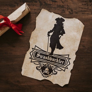 Swashbuckler Svg, Pirate Svg, Skull, Crossbones, Piracy, RPG Class ...