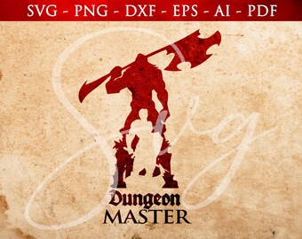 Dungeon Master Svg | Etsy