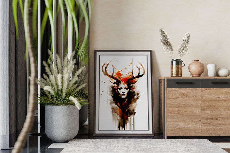 Wild Woman Watercolor Clipart Bundle: Art Printable (PNG Digital ...