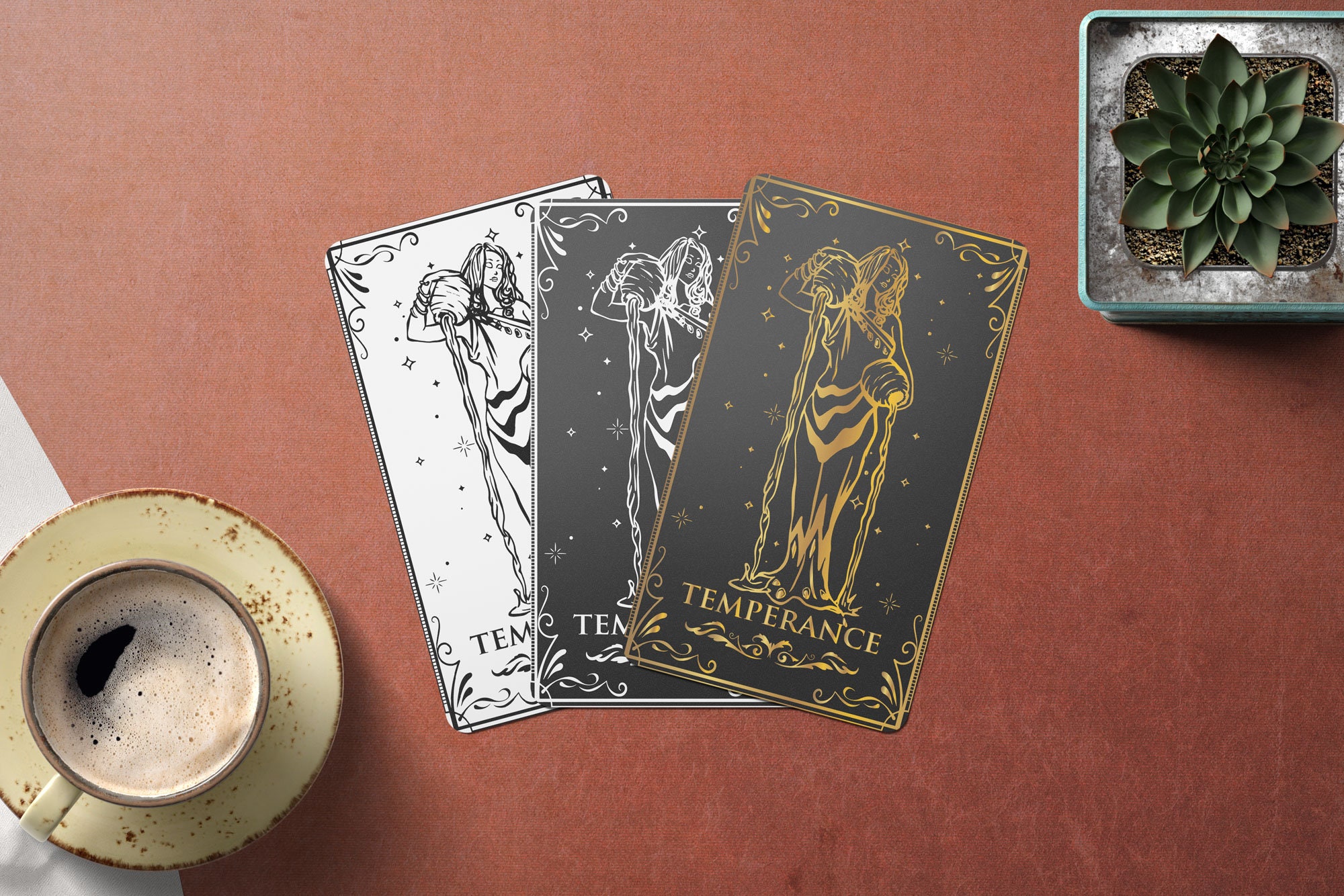 Tarot Svg TEMPERANCE SVG Fortune Teller Svg Mystic Svg - Etsy