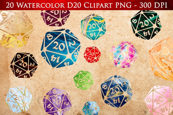 Polyhedral Dice Clip Art