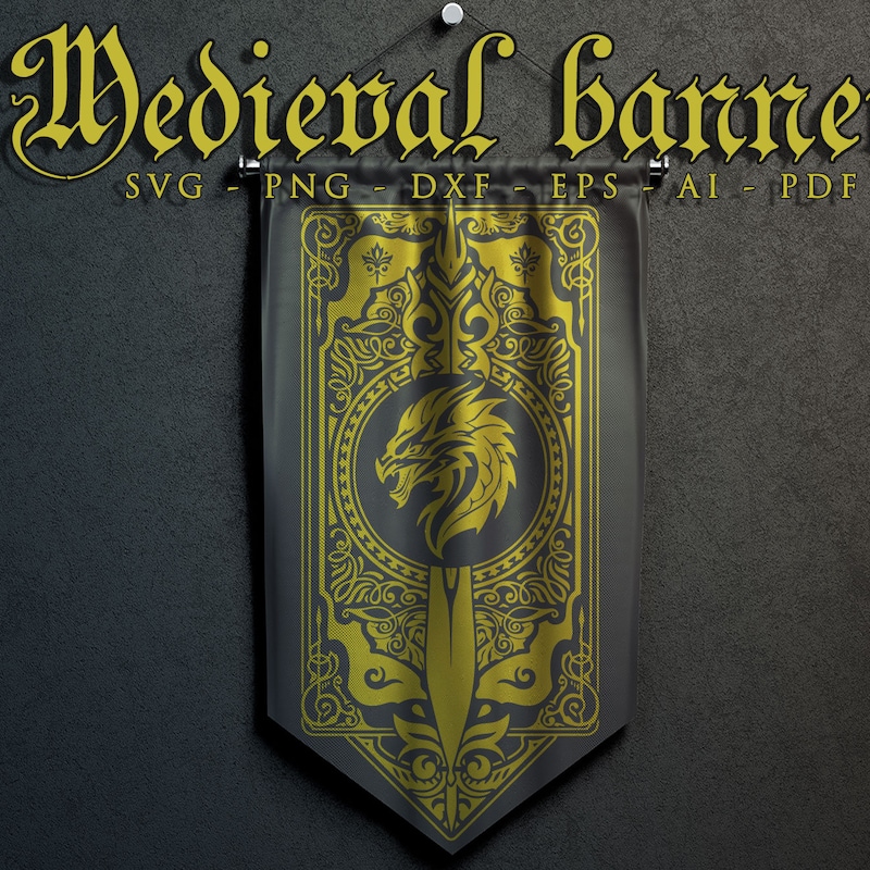 Medieval Banner - Etsy