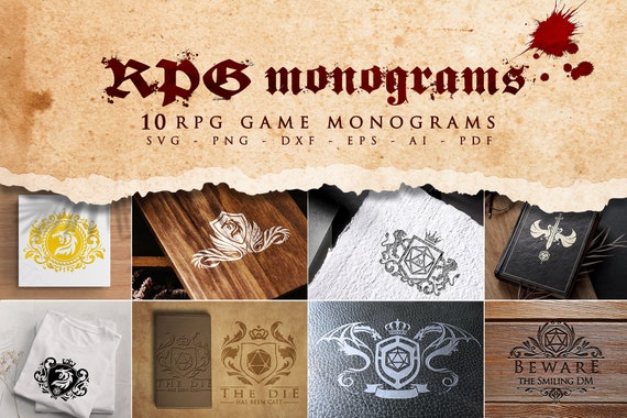 10 RPG Icon Bundle D20 RPG Logo Svg Rpg Games DM Svg - Etsy UK