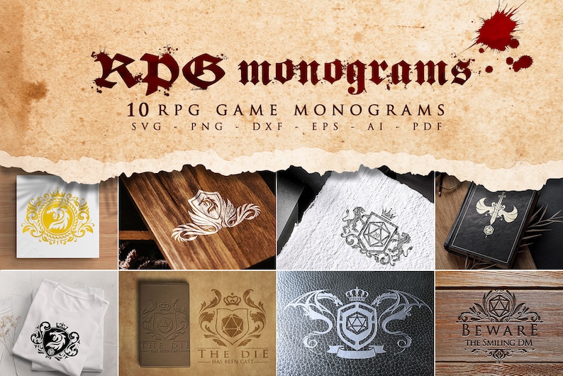 10 RPG Icon Bundle D20 RPG Logo Svg Rpg Games DM Svg - Etsy UK
