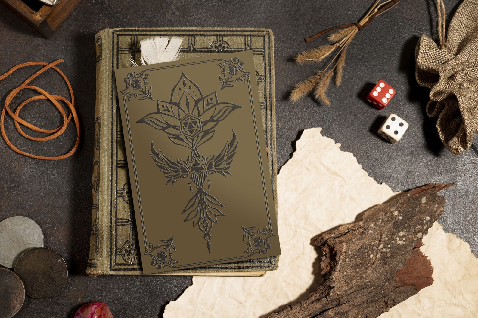 RPG Spell Cards BUNDLE Svg Mystical Design Block Card Svg - Etsy