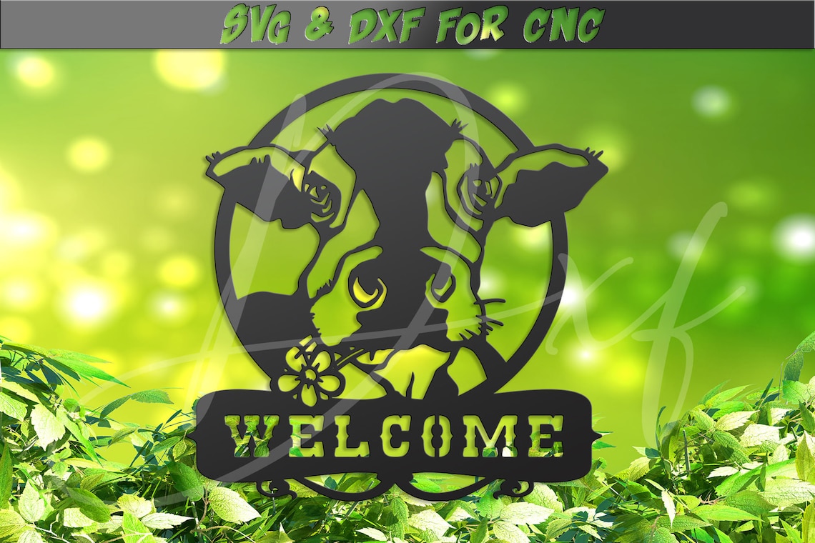 Cow Welcome Sign DXF Heifer Svg Cow Head Svg Ranch Svg | Etsy